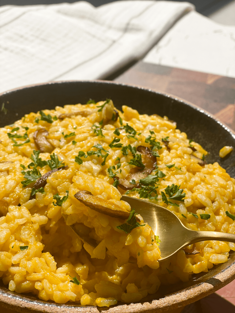 Mushroom and Pumpkin Risotto | Shayna's Kitchen