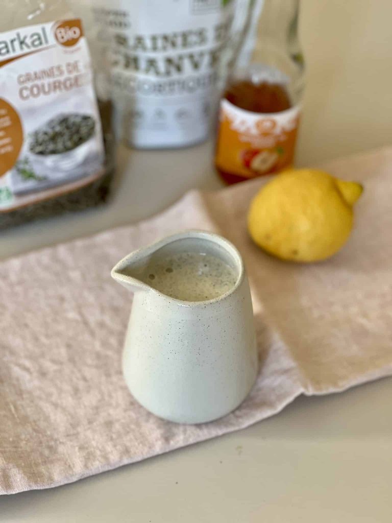 Pantry Staple Hemp and Pepita Salad Dressing | Shayna's Kitchen